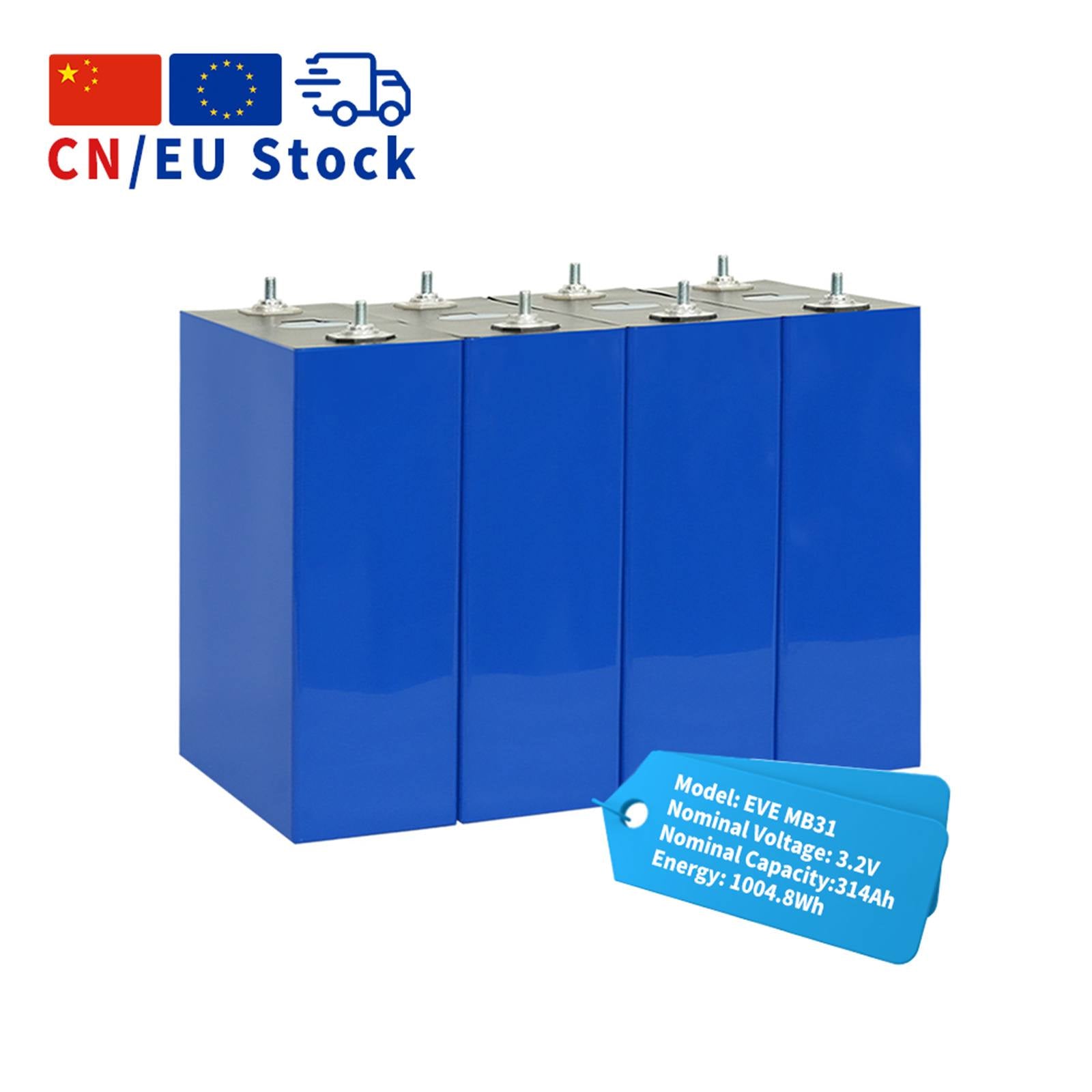 EVE 314Ah MB31 LiFePO4 Battery Cells - Brand New Grade A with QR Code ...