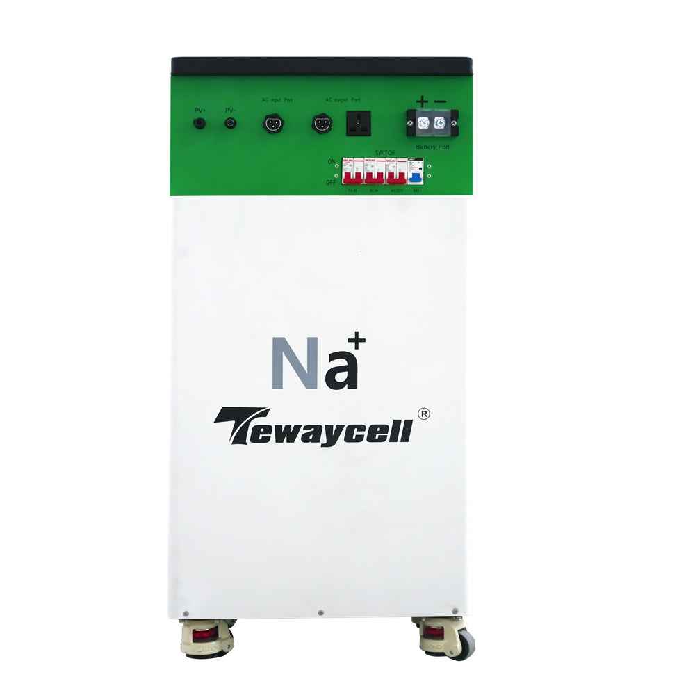 Batterie tout-en-un Tewaycell 10 kWh Na+ 48 V 200 Ah Sodium Ion Mobile