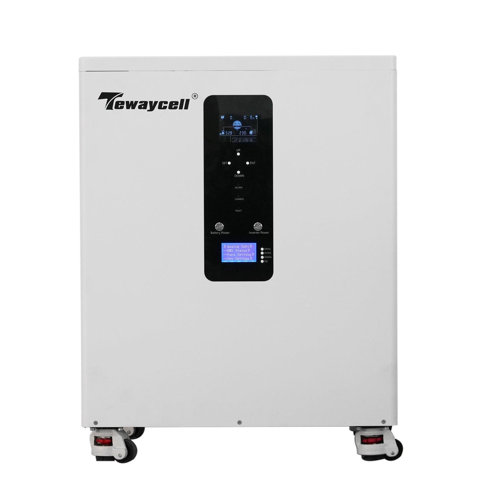 Tewaycell 48V 400Ah 20kwh All-in-one lifepo4 Built-in 10kW Inverter