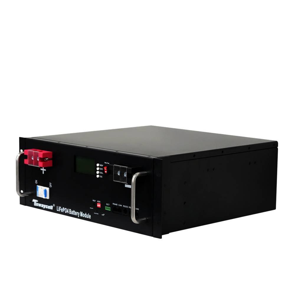 Tewaycell 48V 100Ah Stackable LiFePO4 Battery Rack-Mount ESS