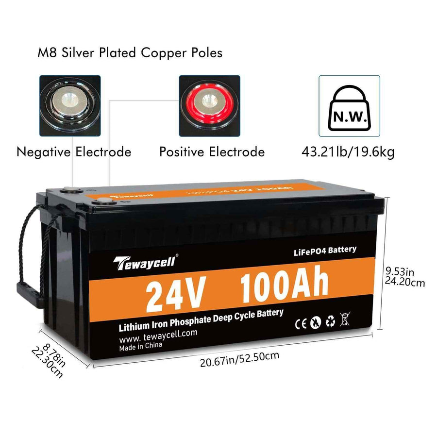 51.2V 48V LiFePO4 DIY Battery Kit 300Ah 15KWh - BMS Included | Tewaycell